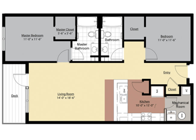 Apartment Floor Plans | The Square on Butler